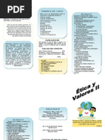 Triptico Los Valores Respeto, Tolerancia | Tolerancia | Sociedad