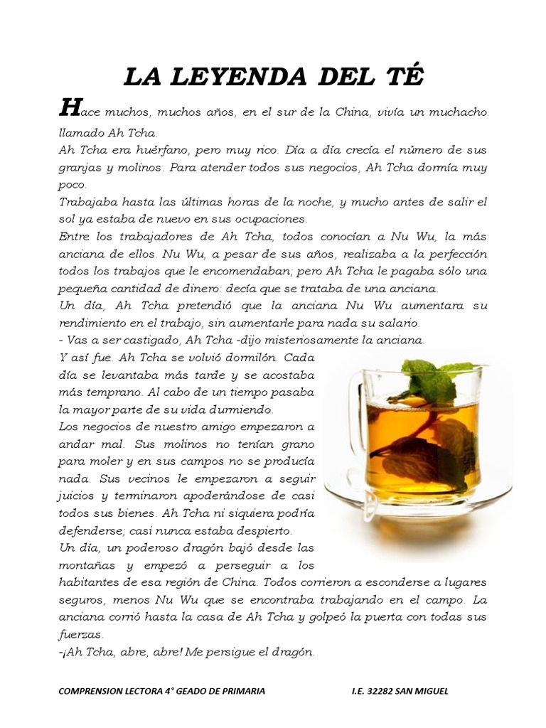 La Leyenda Del Té | PDF