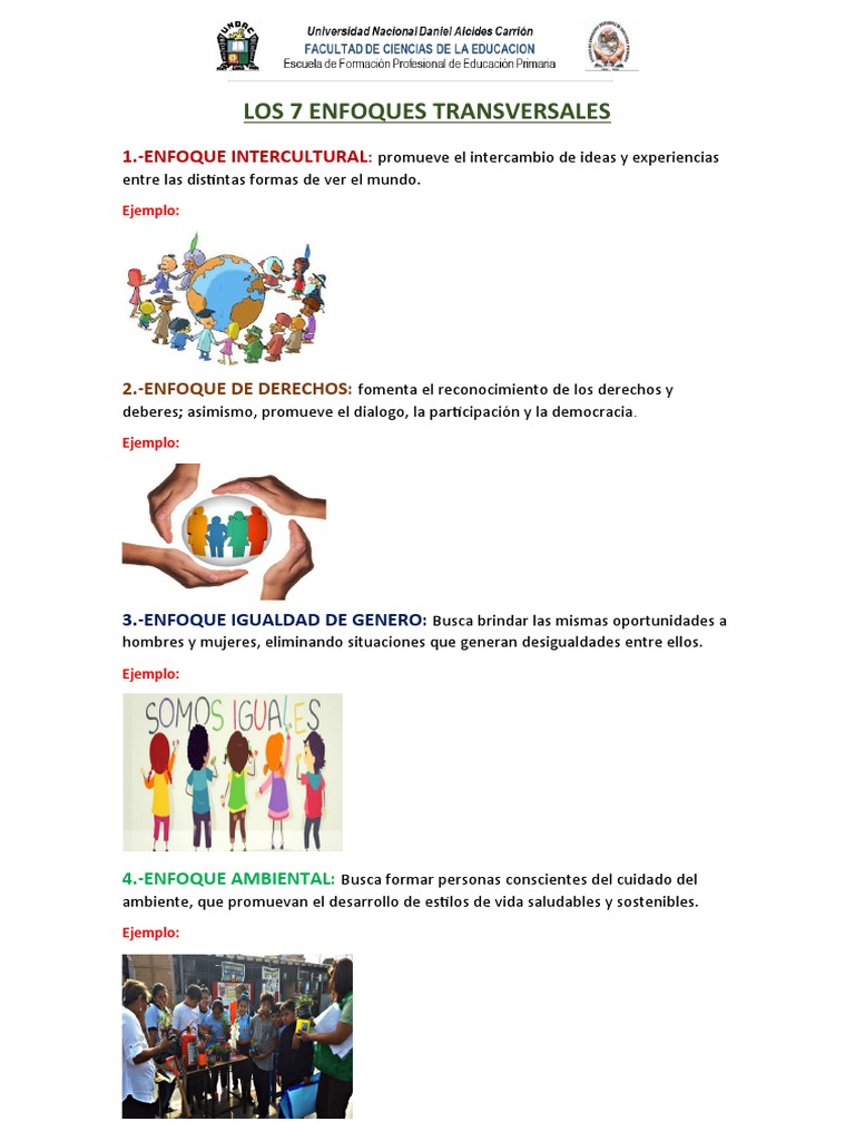 Enfoques Transversales | PDF