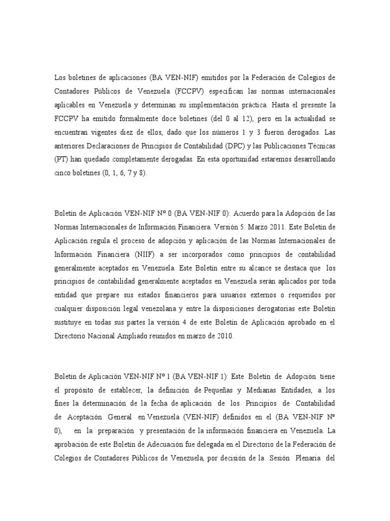 Los Boletines Nif | PDF | normas internacionales de INFORMACION ...