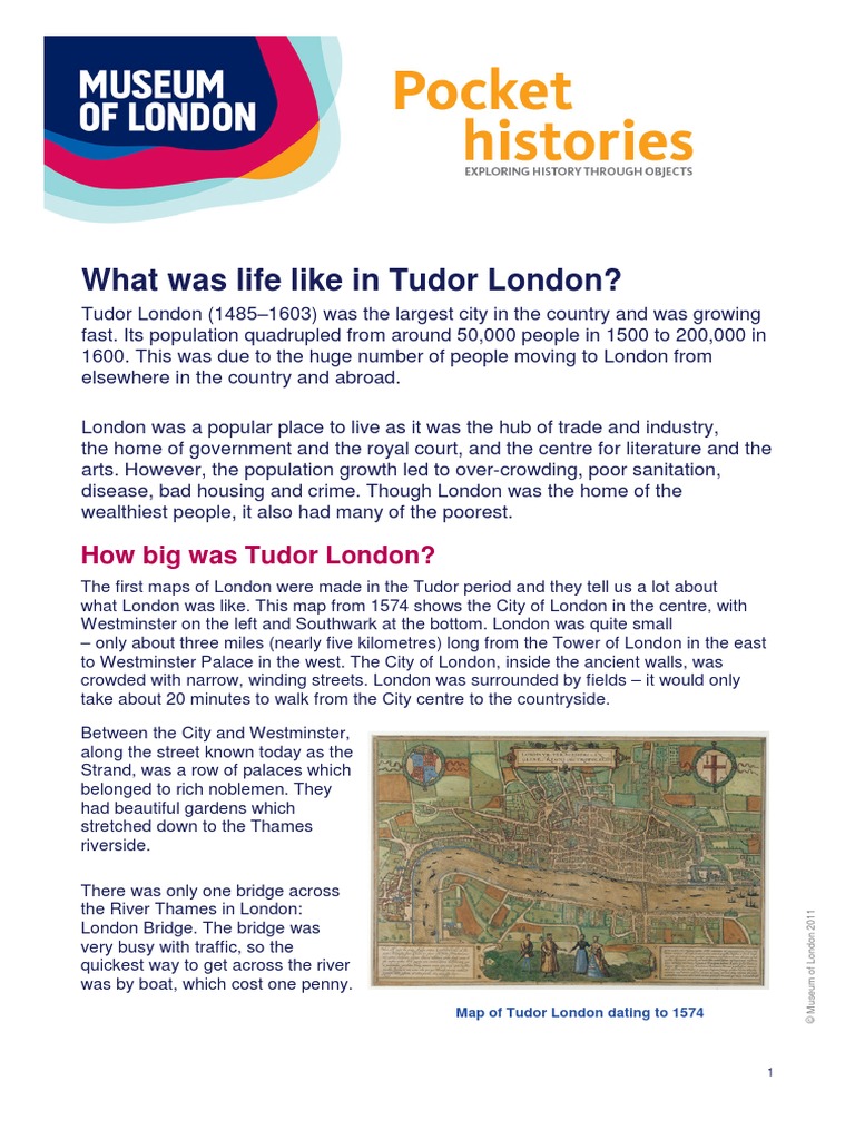 What Was Life Like in Tudor London? | PDF | Westminster | London