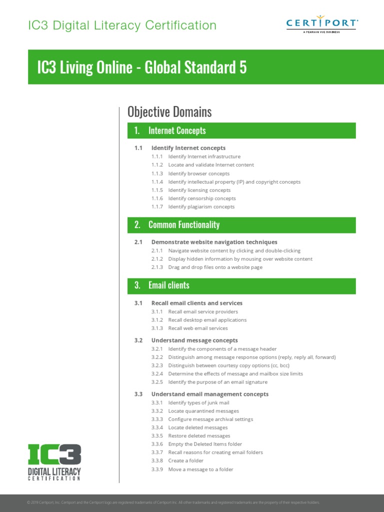 2 IC3 Living Online | PDF | Streaming Media | Web Conferencing