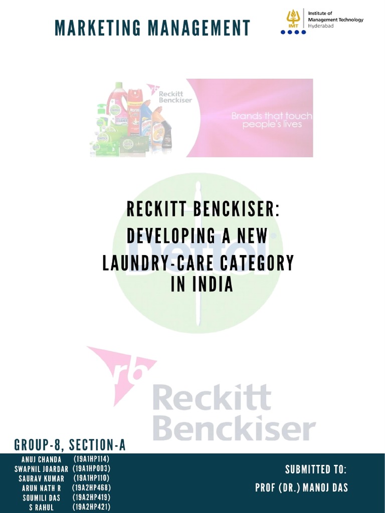 Reckitt Benckiser Case Study | PDF | Brand | Hygiene