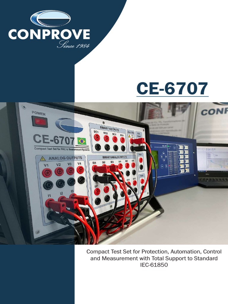 Since 1984: Compact Test Set For Protection, Automation, Control IEC ...