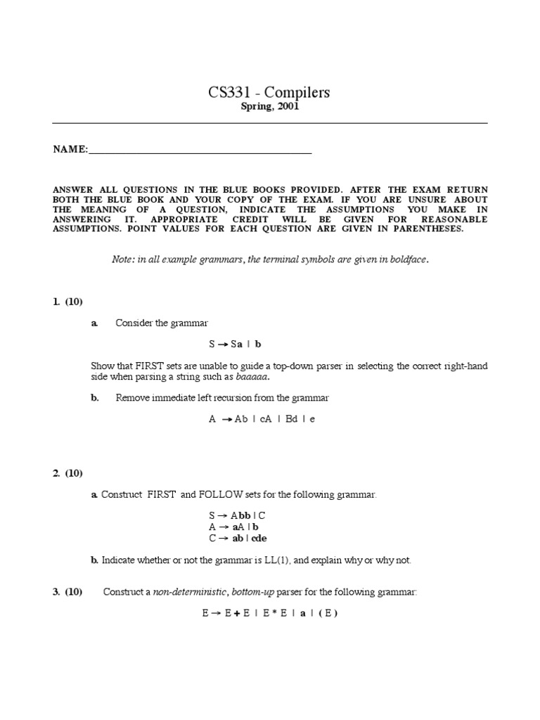 2001 Exam Pdf Syntax Logic Metalogic