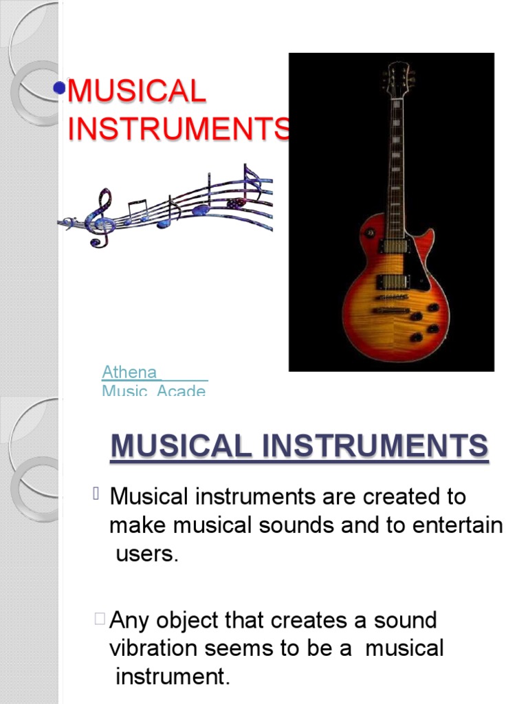 Musical Instruments: Athena Music Acade My | PDF