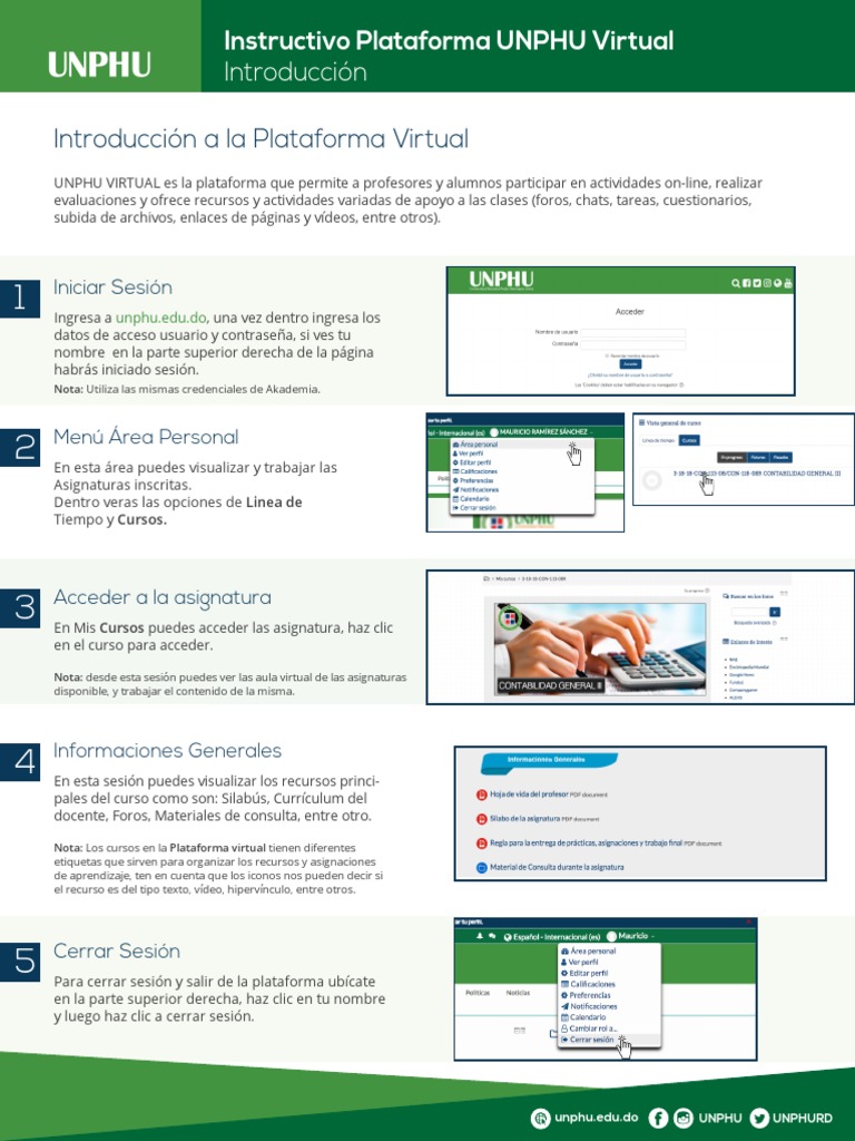 Instructivo Plataforma Unphu Virtual 2020 | PDF | Foro de Internet ...