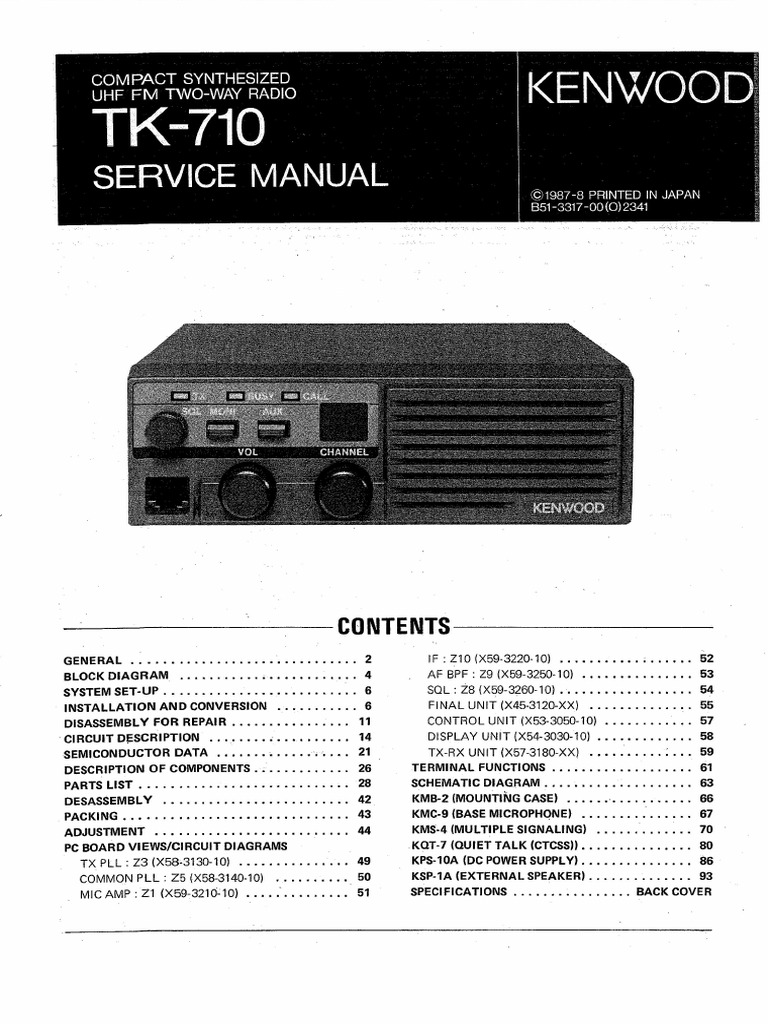 TK 710 MSD | PDF