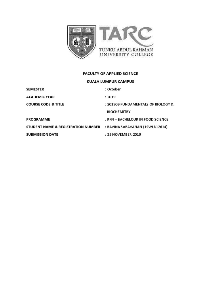 Biochemistry Lab Report 2 | Download Free PDF | Osmosis | Cell Biology