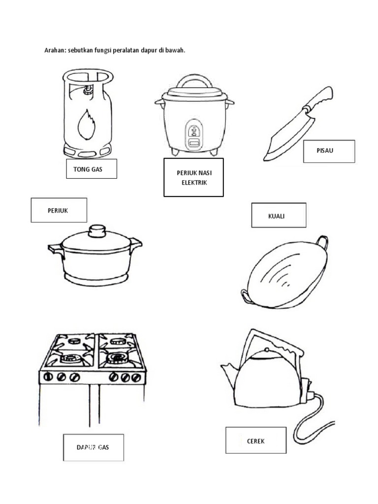 Fungsi Peralatan Dapur | PDF