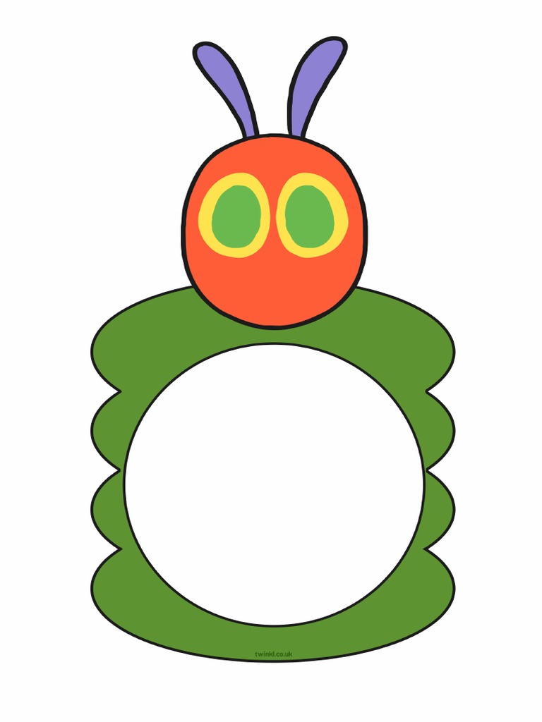 The Very Hungry Caterpillar Cut-Out PDF | PDF