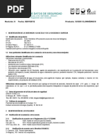 Acti-Klean AK1 MSDS Spa | PDF | Toxicidad | Ciencias fisicas