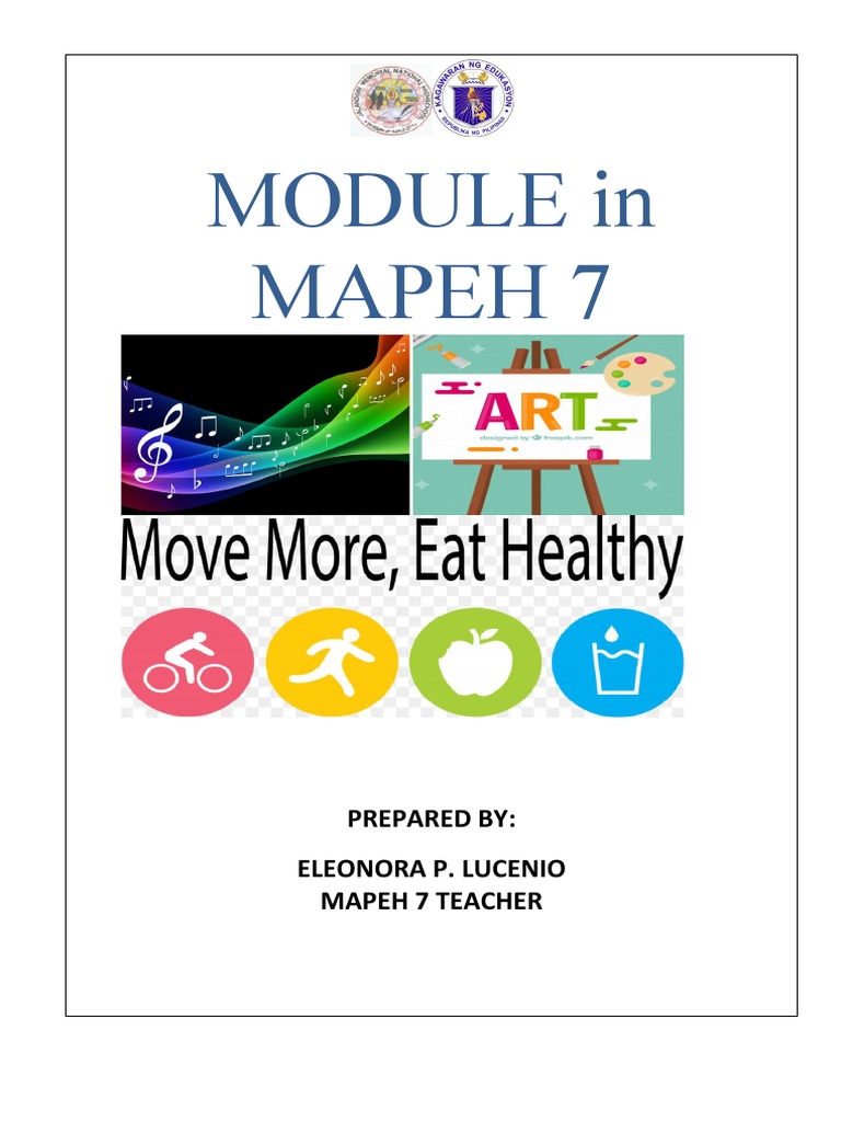 COVID - Learner's Module MAPEH 7 Final | PDF | Songs | Performing Arts