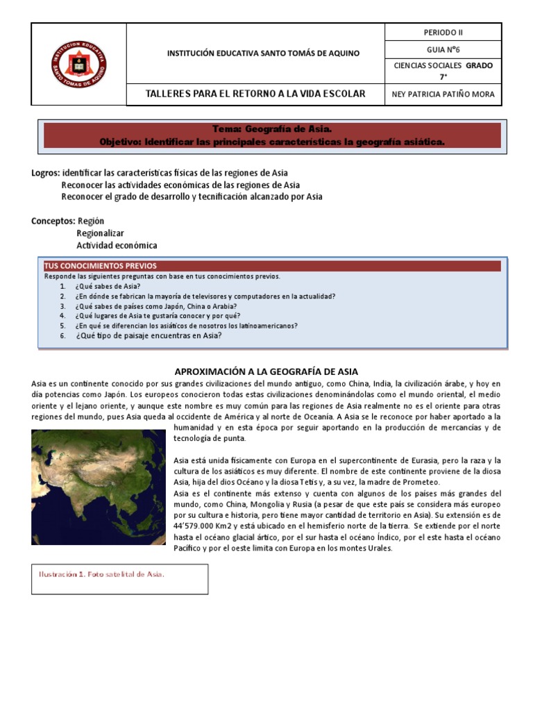 Geografía y características de Asia | PDF | Asia | Himalaya