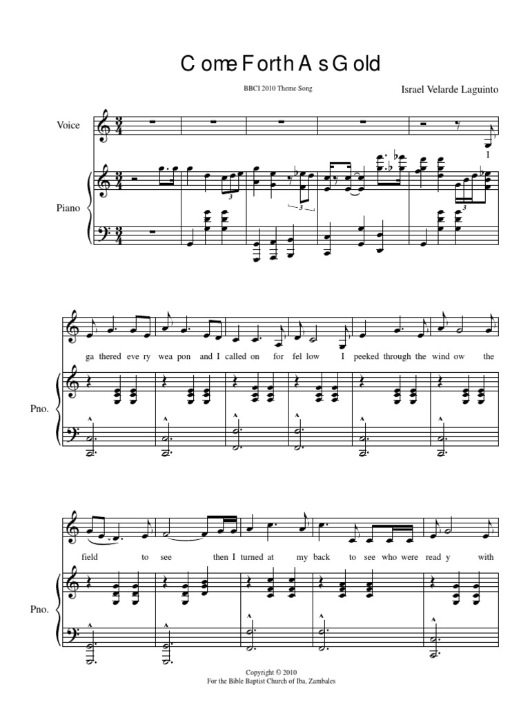 Come Forth As Gold | PDF | Weekly Torah Readings | Torah