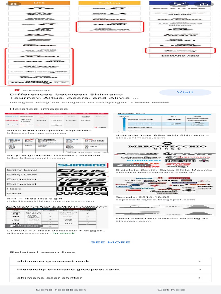 Shimano Shifter Rank - Google Search | PDF