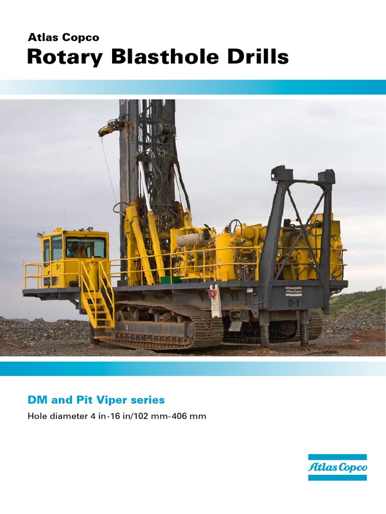 Rotary Blasthole Drills: Atlas Copco | PDF | Drilling Rig | Engines