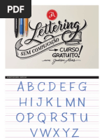Apostila de Caligrafia para Lettering - LetteringByRebeca | PDF