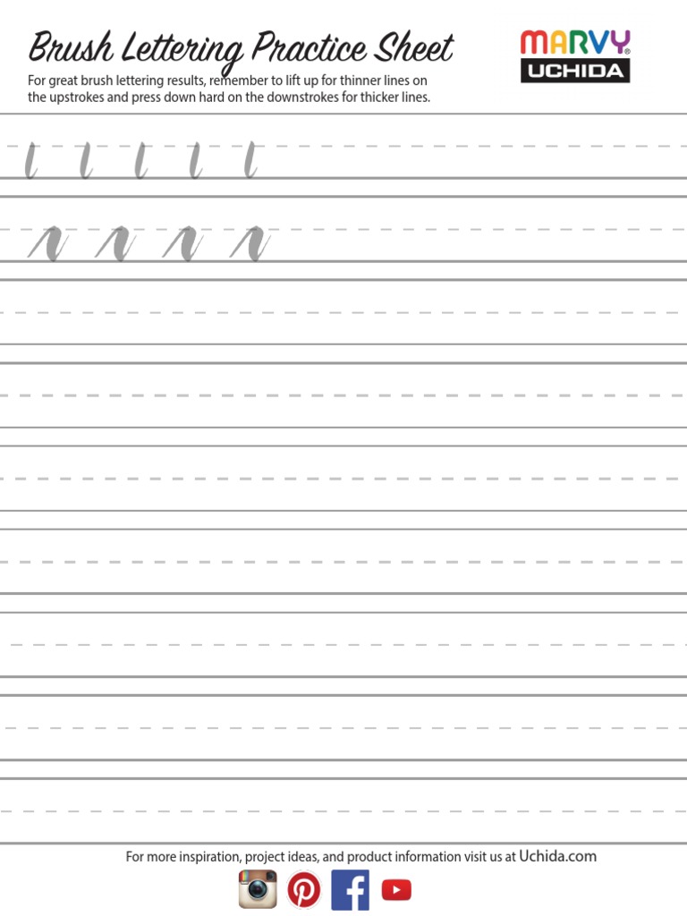 Marvy Uchida Printable Lettering 122716 | PDF