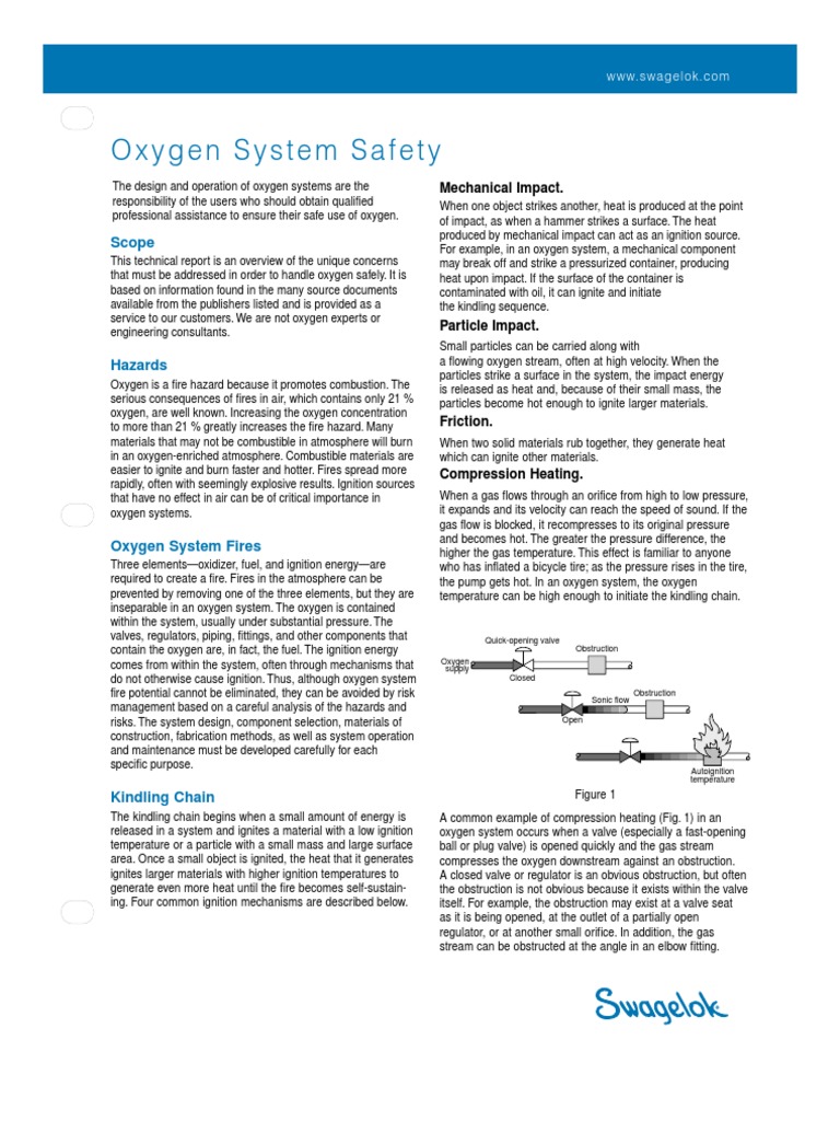Oxygen System Safety (MS-06-13) | PDF | Combustion | Oxygen