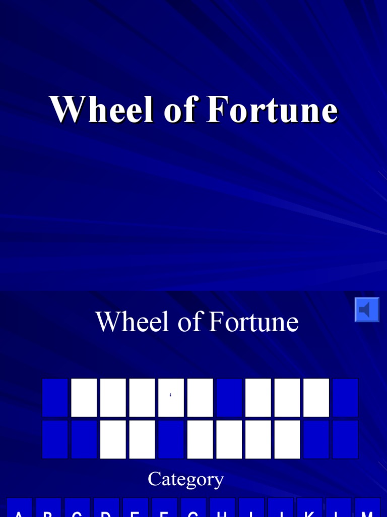 Wheel of Fortune | PDF