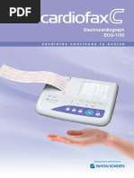 Nihon Kohden Cardiofax S ECG-1250K Brochure | PDF | Electrocardiography ...