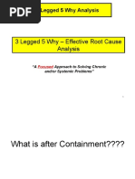 3 Legged 5 Why Analysis | PDF | Business