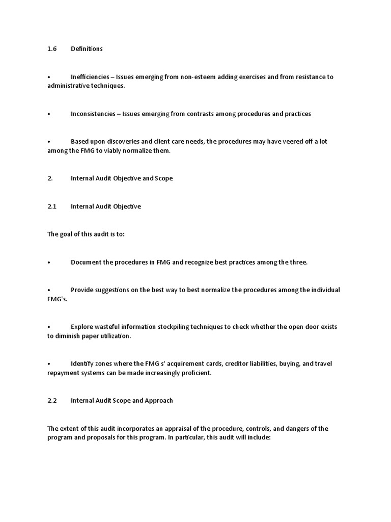 Re Audit Plan | PDF | Internal Audit | Audit