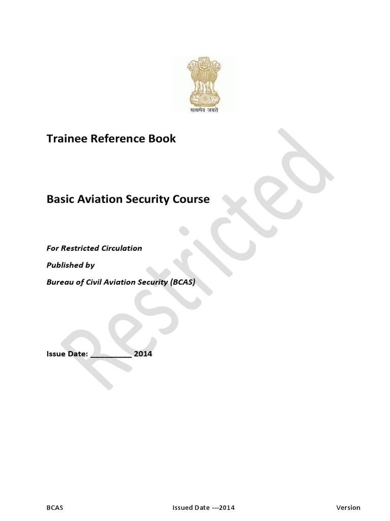 Avsec PDF | PDF | Airport Security | Biological Warfare