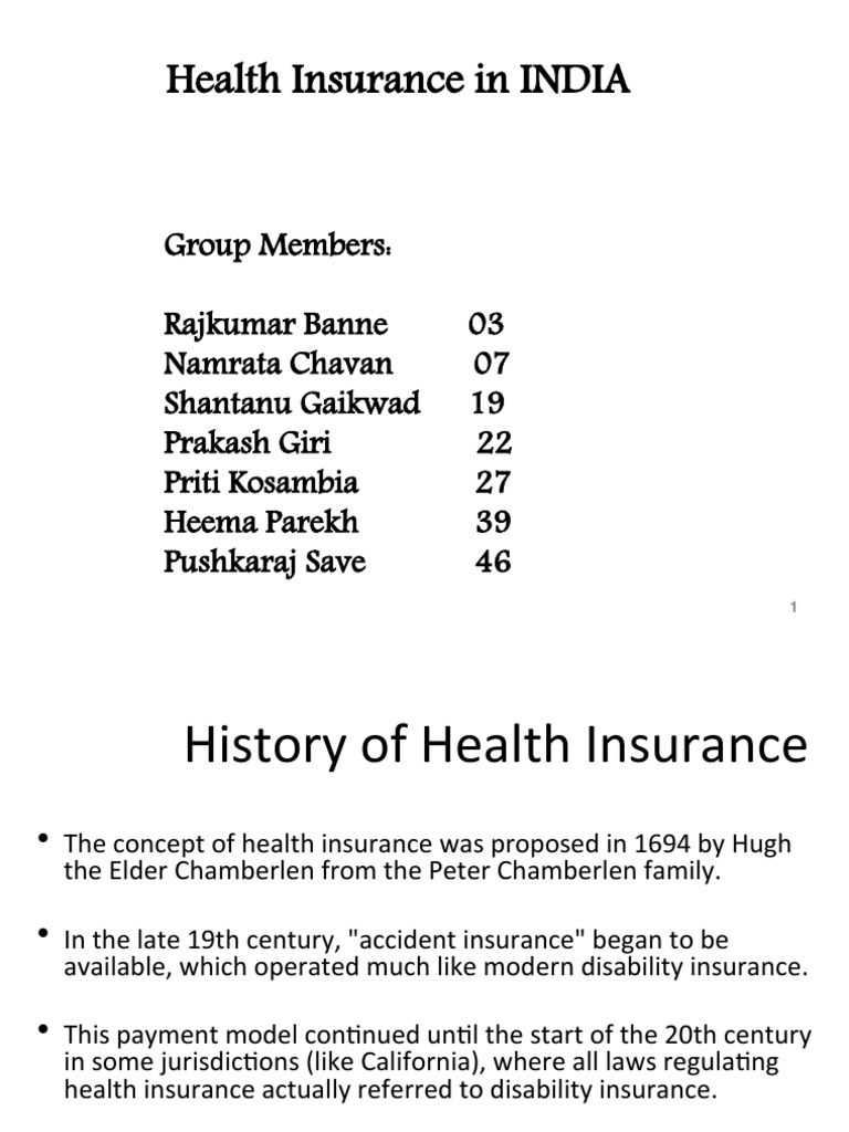 Health Insurance in INDIA | PDF | Insurance | Hospital