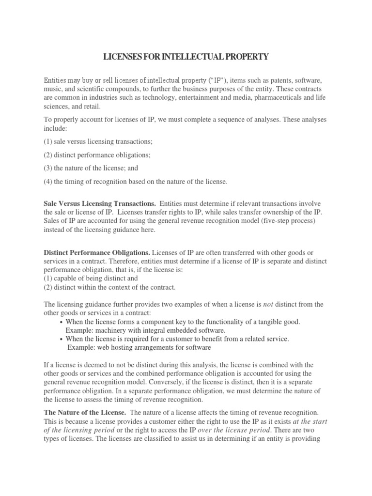 Licensing PDF | PDF | License | Intellectual Property