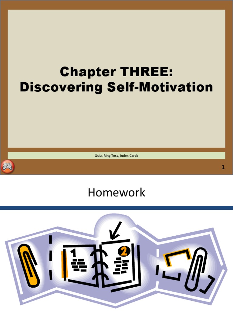 Chapter THREE: Discovering Self-Motivation: Quiz, Ring Toss, Index ...
