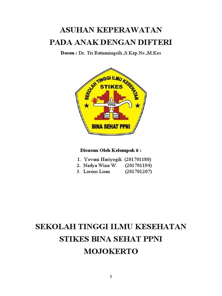 Askep Difteri Anak | PDF