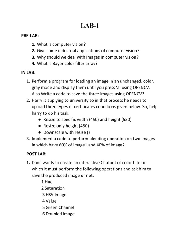 PCV Lab Codes | PDF | Digital Signal Processing | Image Processing