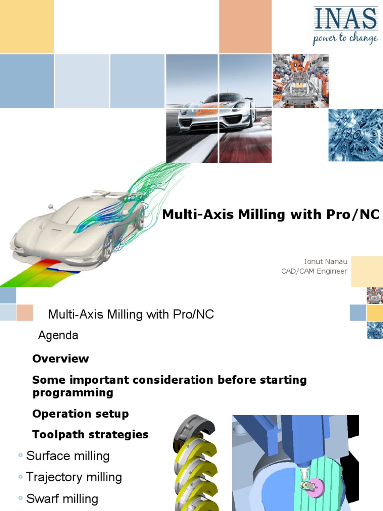 Multi-Axis Milling Techniques Guide | PDF | Machining | Machine Tool