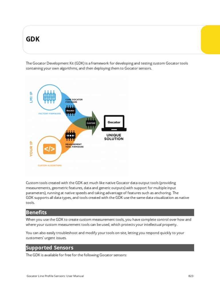 Manual Gocator GDK PDF | PDF | Comma Separated Values | File Format
