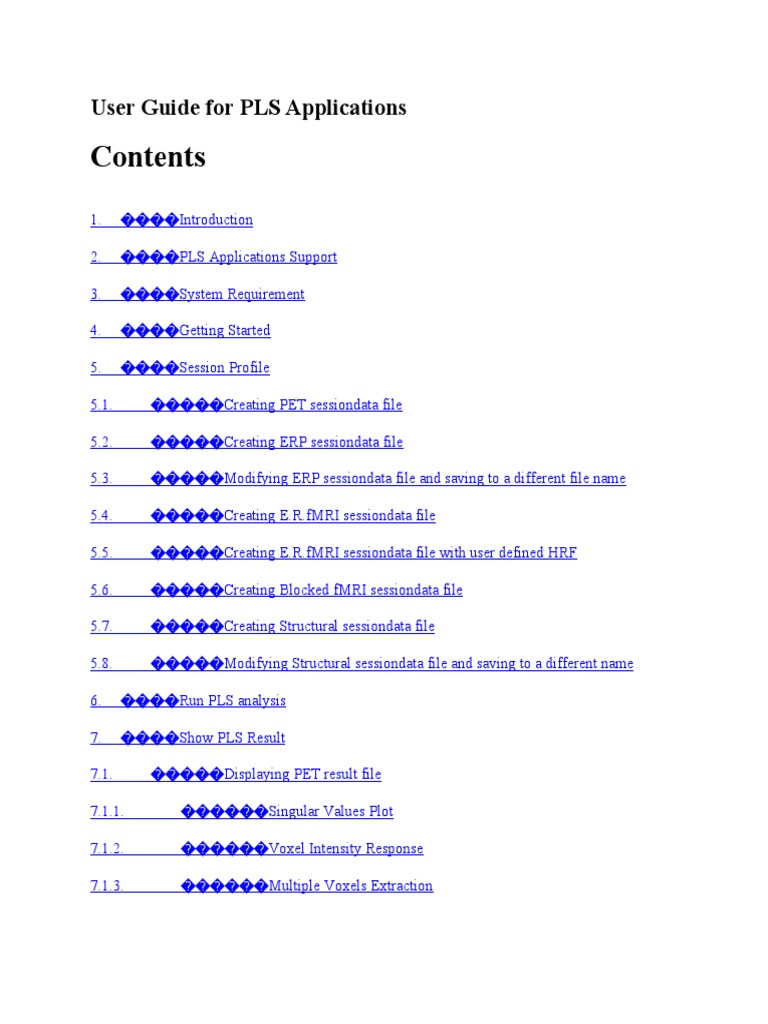 User Guide For PLS Applications | PDF | Resampling (Statistics ...