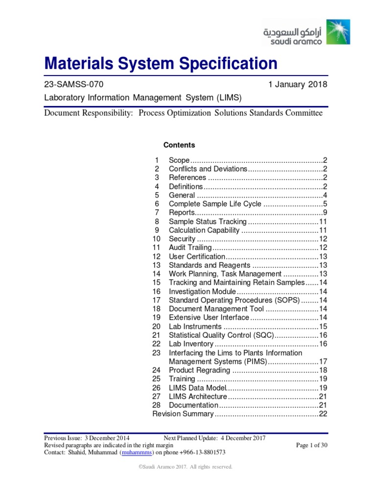 Materials System Specification | PDF | Databases | Information Technology