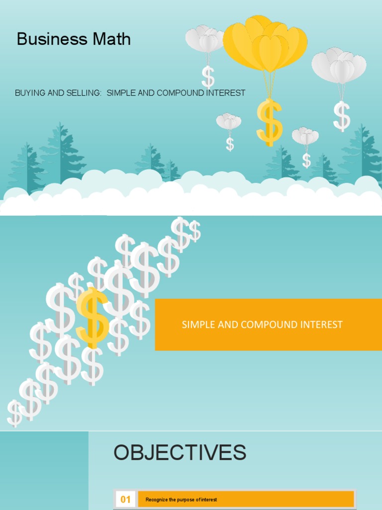 Interests - Business Mathematics | PDF | Compound Interest | Interest