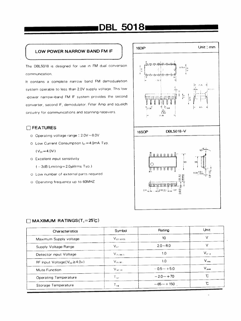 Electronics Component Datasheets | PDF