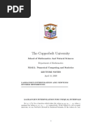 CH6 (1) Interpolation | PDF | Interpolation | Zero Of A Function