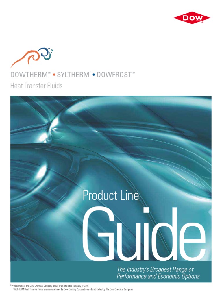 Dowtherm Heat Transfer Fluids | PDF | Coolant | Heat Transfer