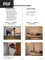 Active Leg Rom Sitting | PDF