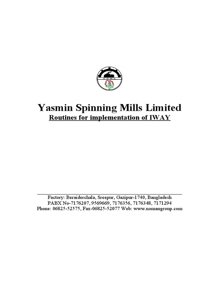 2 2.2 Routine For Implementation of IWAY | PDF | Personal Protective ...