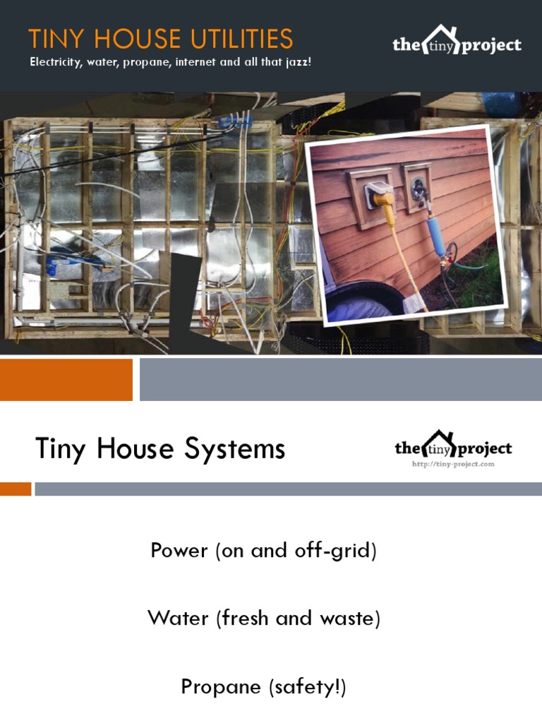 Tiny House Utilities: Electricity, Water, Propane, Internet and All ...