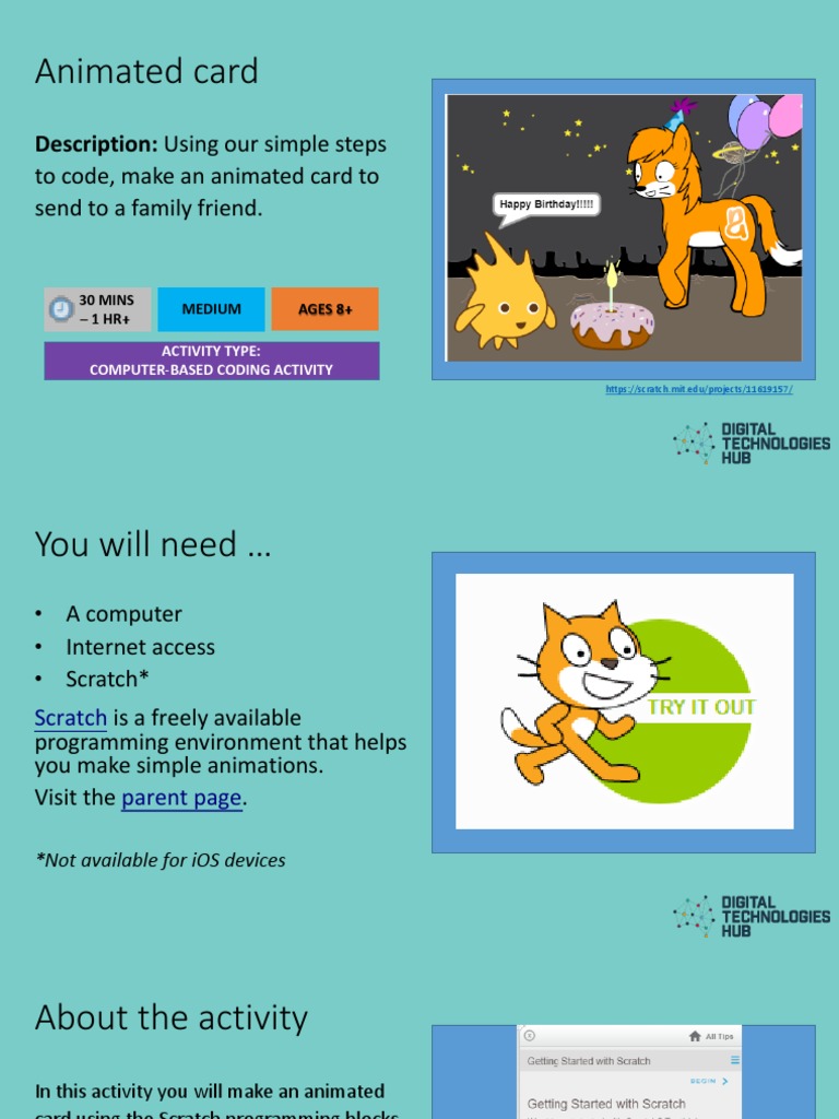 Scratch Parent Guide v0 3 - Ed | PDF | Scratch (Programming Language ...