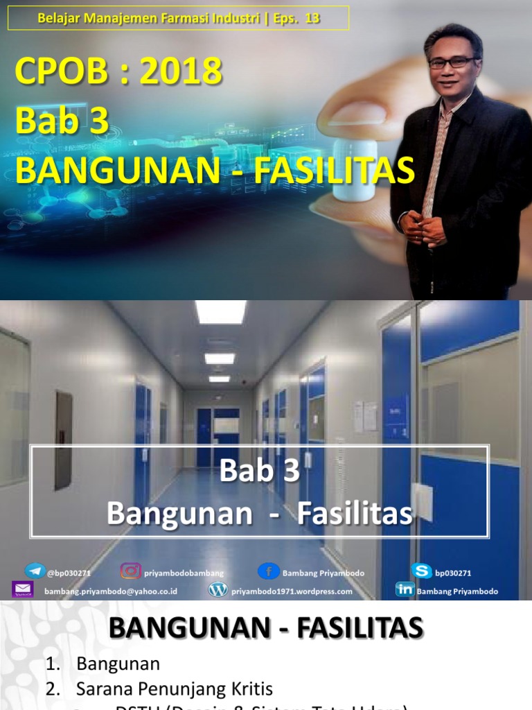 Bab 3. Bangunan - Fasilitas Cpob 2018 | PDF