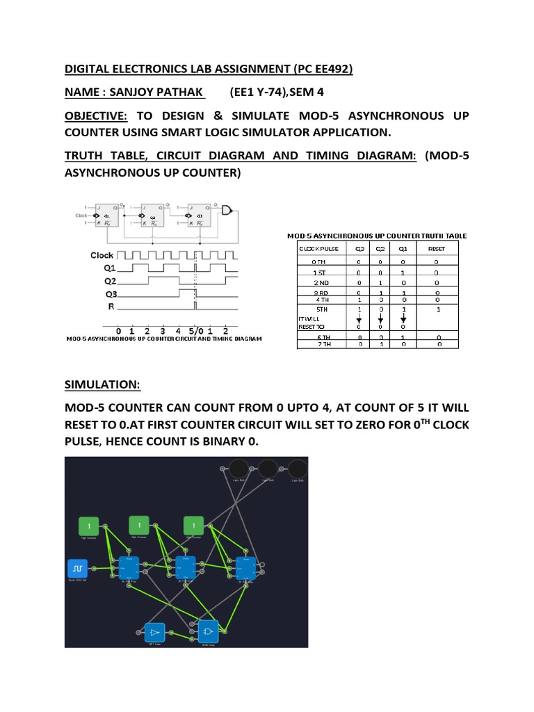 Digital Electronics Lab Assignment 5 Pdf