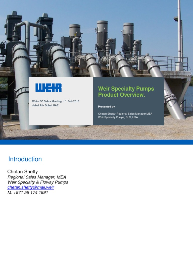 Wemco Product Overview | PDF | Pump | Sewage Treatment