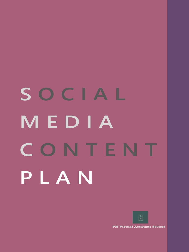 Social Media Content Plan | PDF